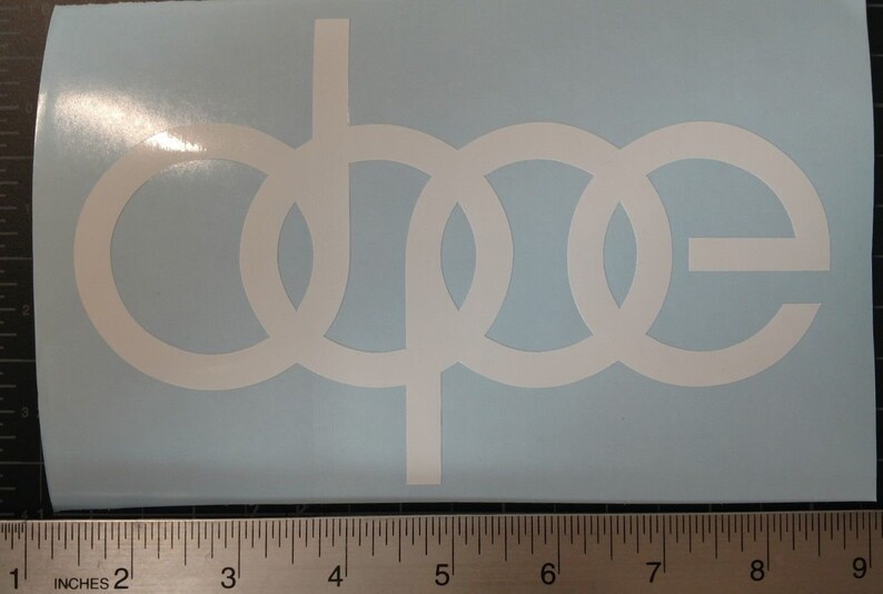 Dope Car Logo Vinyl Decal Sticker - Etsy