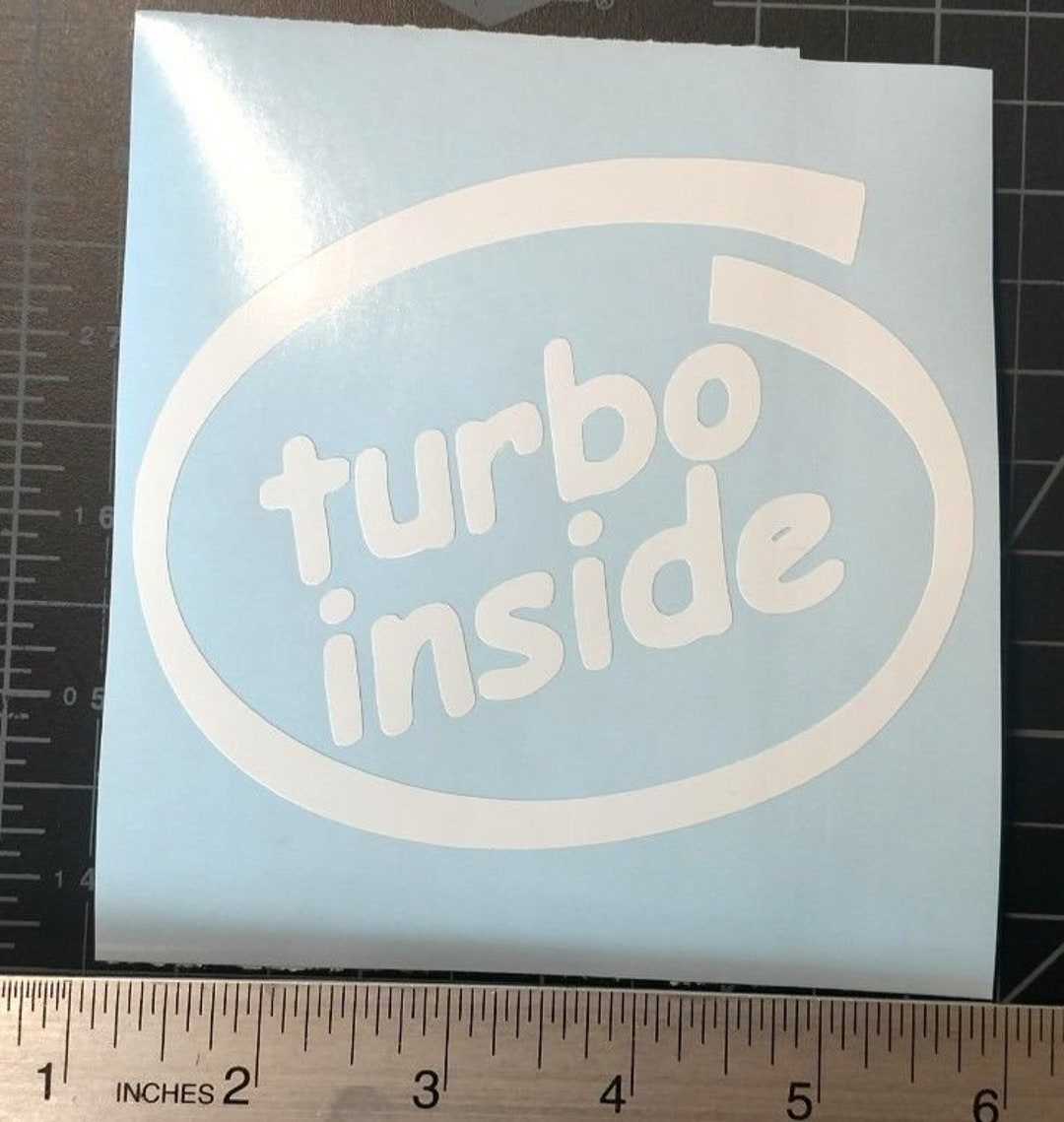 Turbo Inside - Vinyl Decal - Etsy