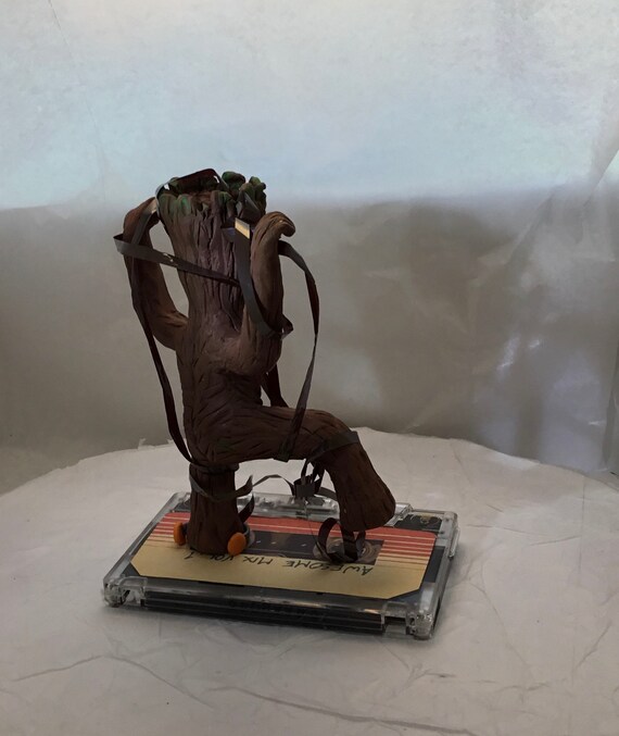 Sculpture Groot inspired polymer clay sculpture Figurines Art ...