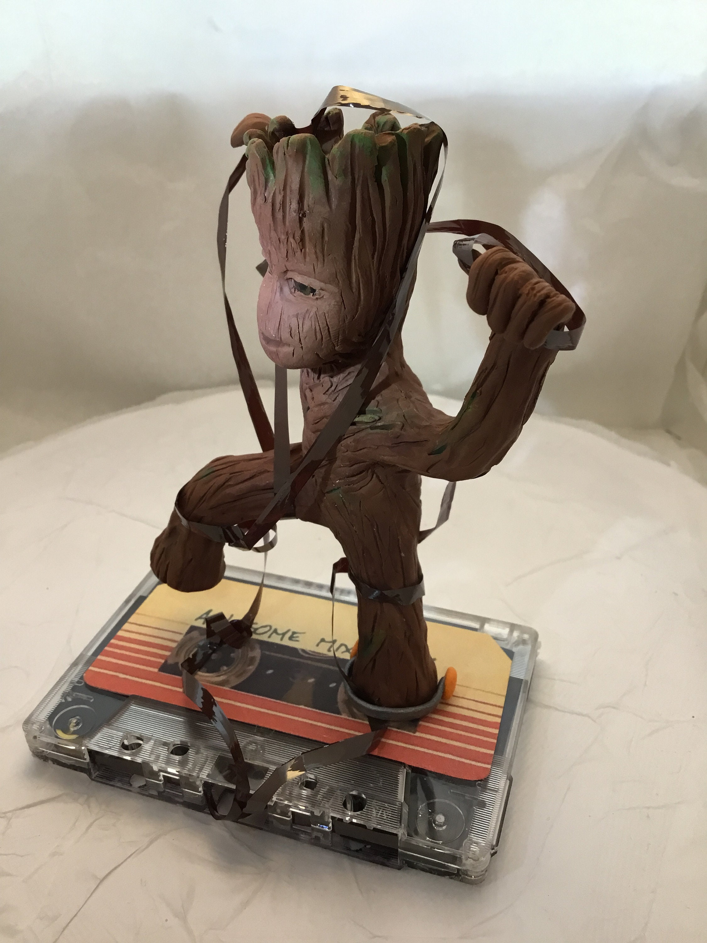 Sculpture Groot inspired polymer clay sculpture Figurines Art ...