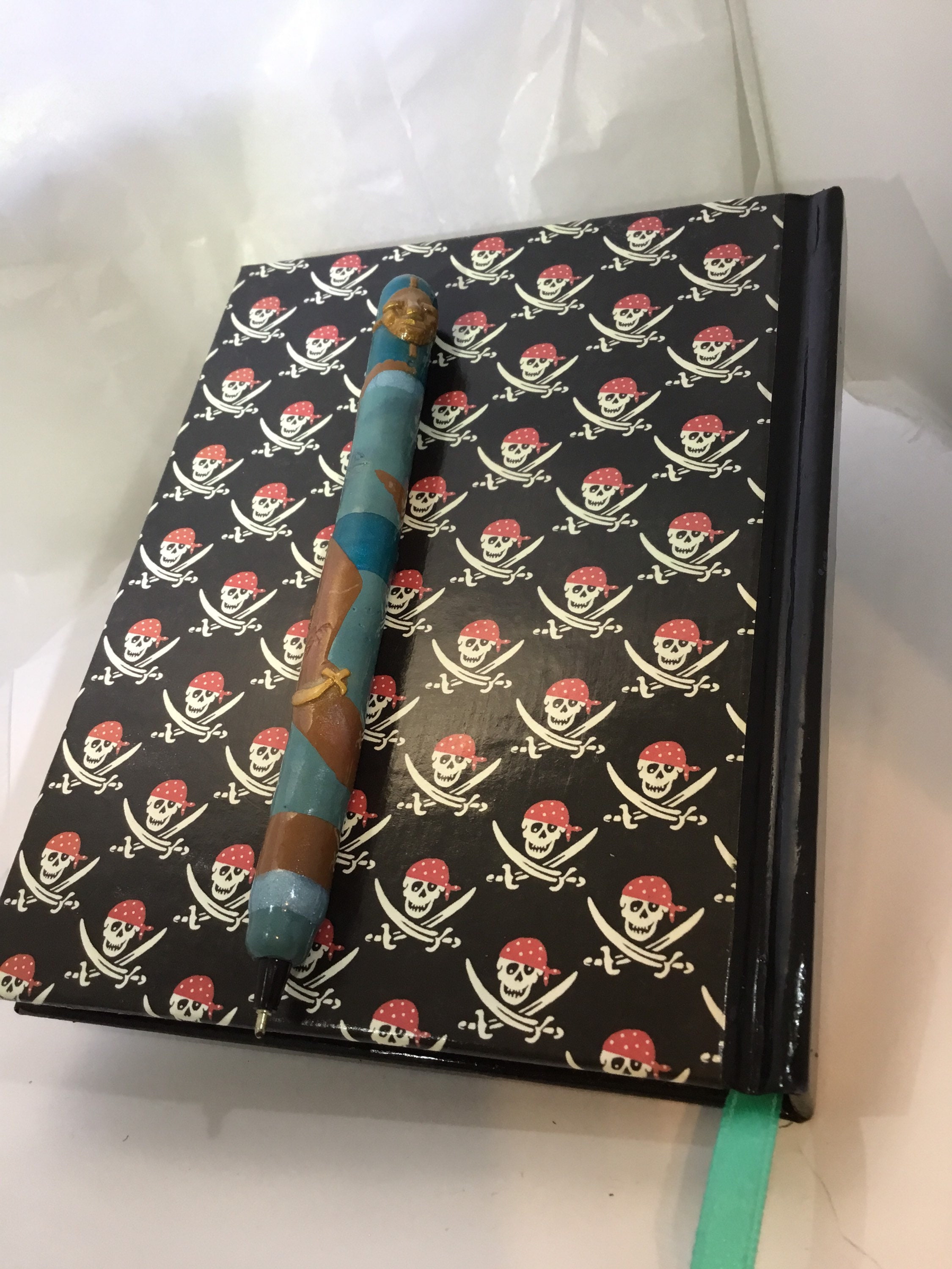 A Beautiful Polymer Clay Treasure Map Notebook/journal. - Etsy