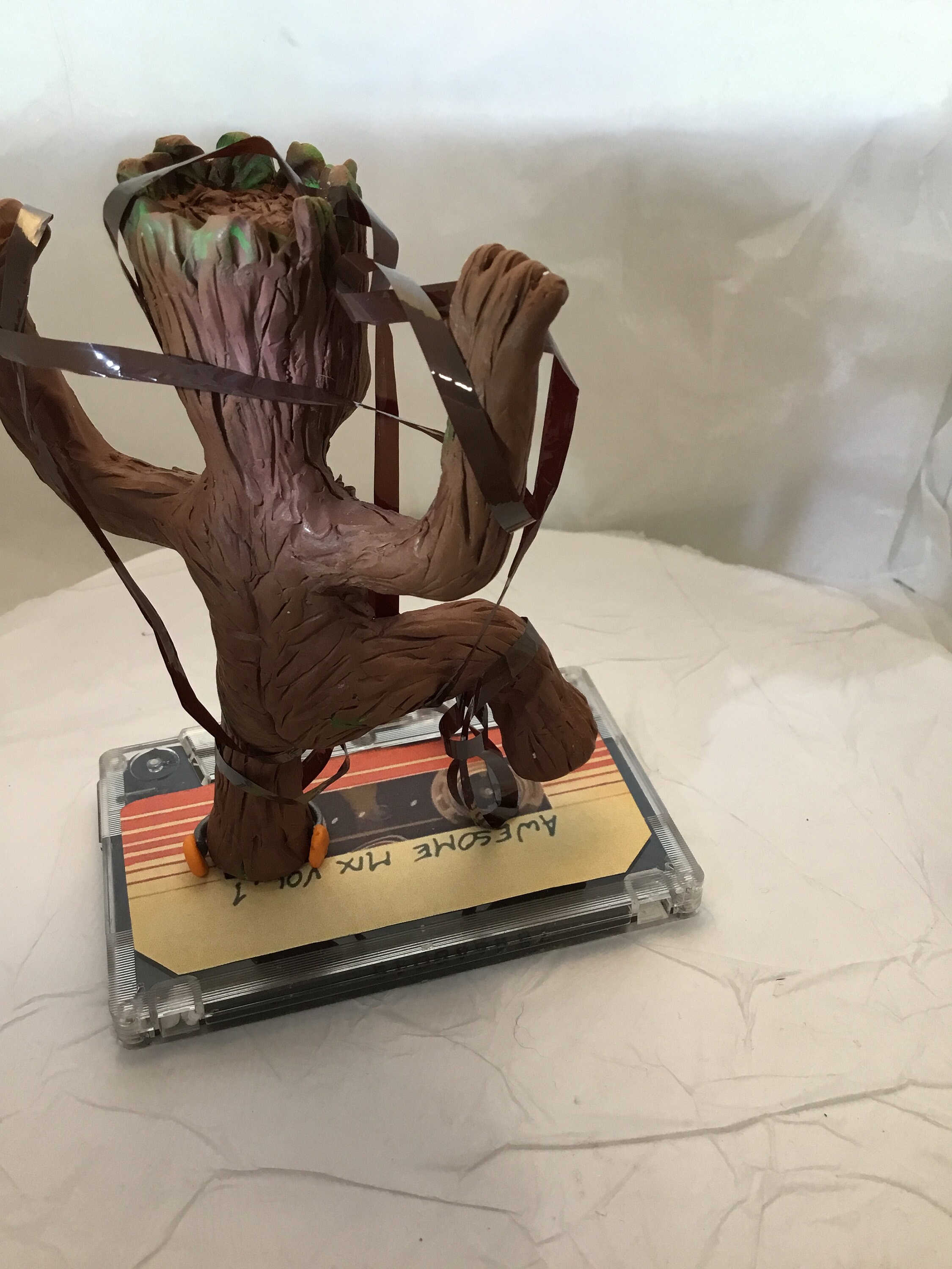 Sculpture Groot inspired polymer clay sculpture Figurines Art ...
