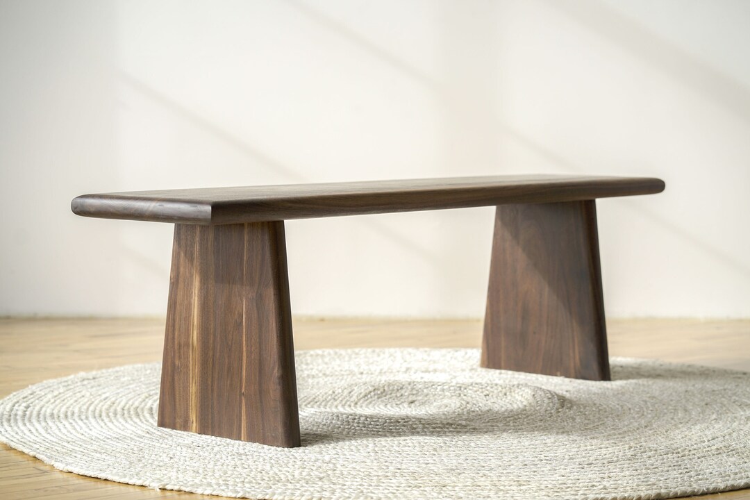 Hardwood Japandi Day Bench lineage Scandinavian Minimalist Sustainable ...
