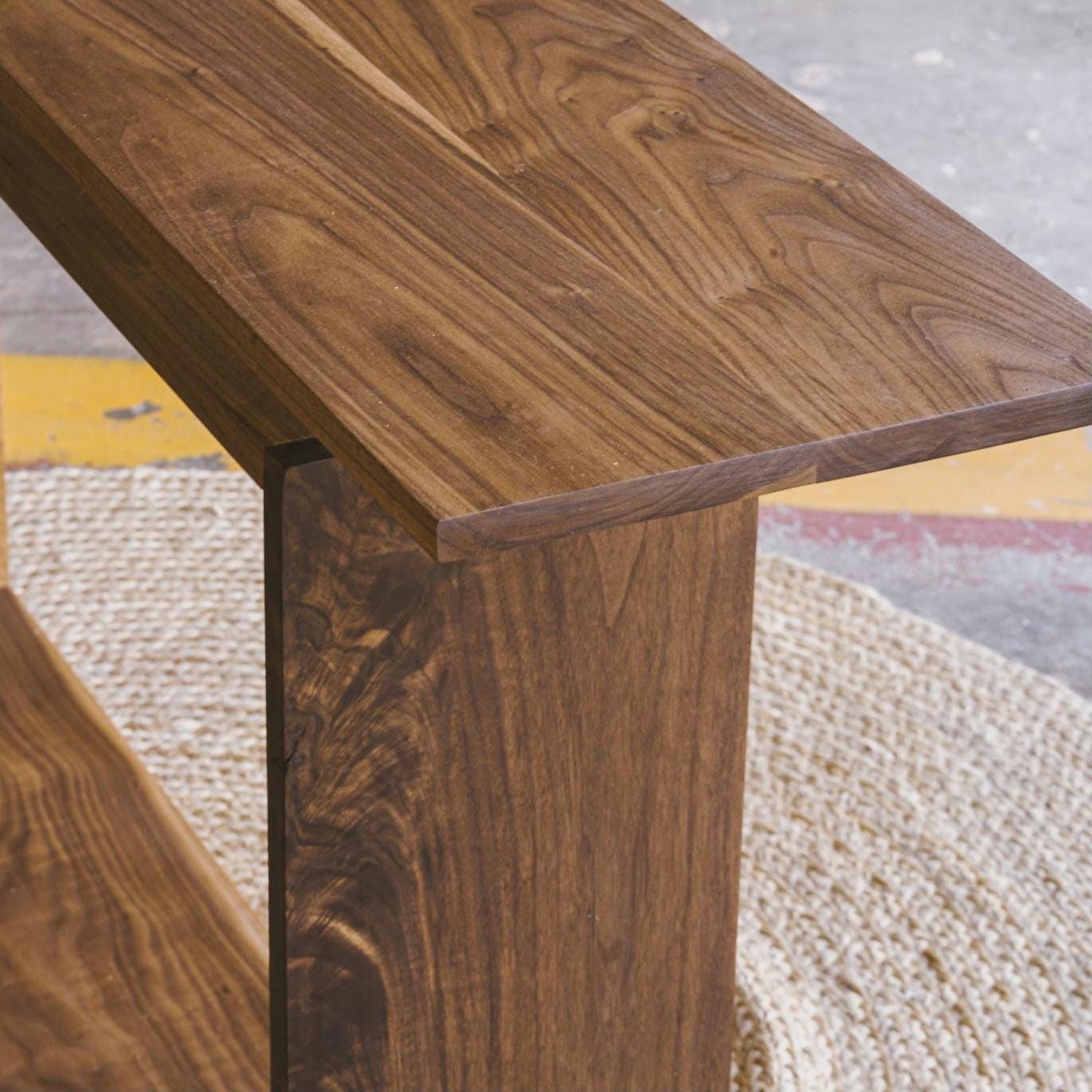 Hardwood Japandi Console Table "levitating Console" Customizable ...