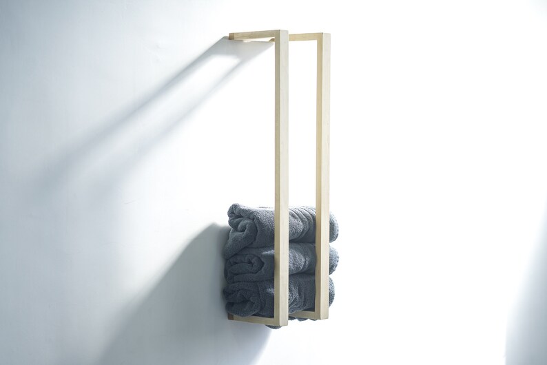 Blanket Floating Wall Rack Display // FREE SHIPPING // Modern - Etsy