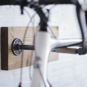 Burlap Pipe Bicycle Rack Bike Display Industrial Rustic Cycle Storage ...