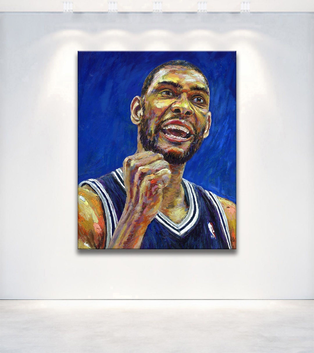 Tim Duncan Poster Tim Duncan Canvas Print San Antonio Spurs - Etsy