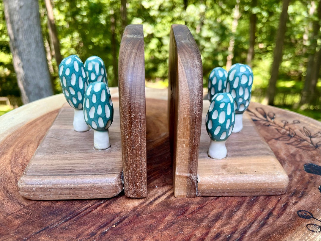 Morel Mushroom Bookends - Etsy