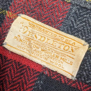 Vintage 50s Pendleton 49er Jacket in Red Plaid Women's Size M/L - Etsy