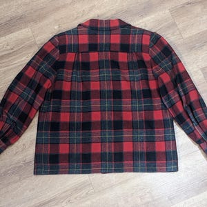 Vintage 50s Pendleton 49er Jacket in Red Plaid Women's Size M/L - Etsy