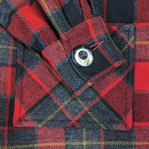 Vintage 50s Pendleton 49er Jacket in Red Plaid Women's Size M/L - Etsy