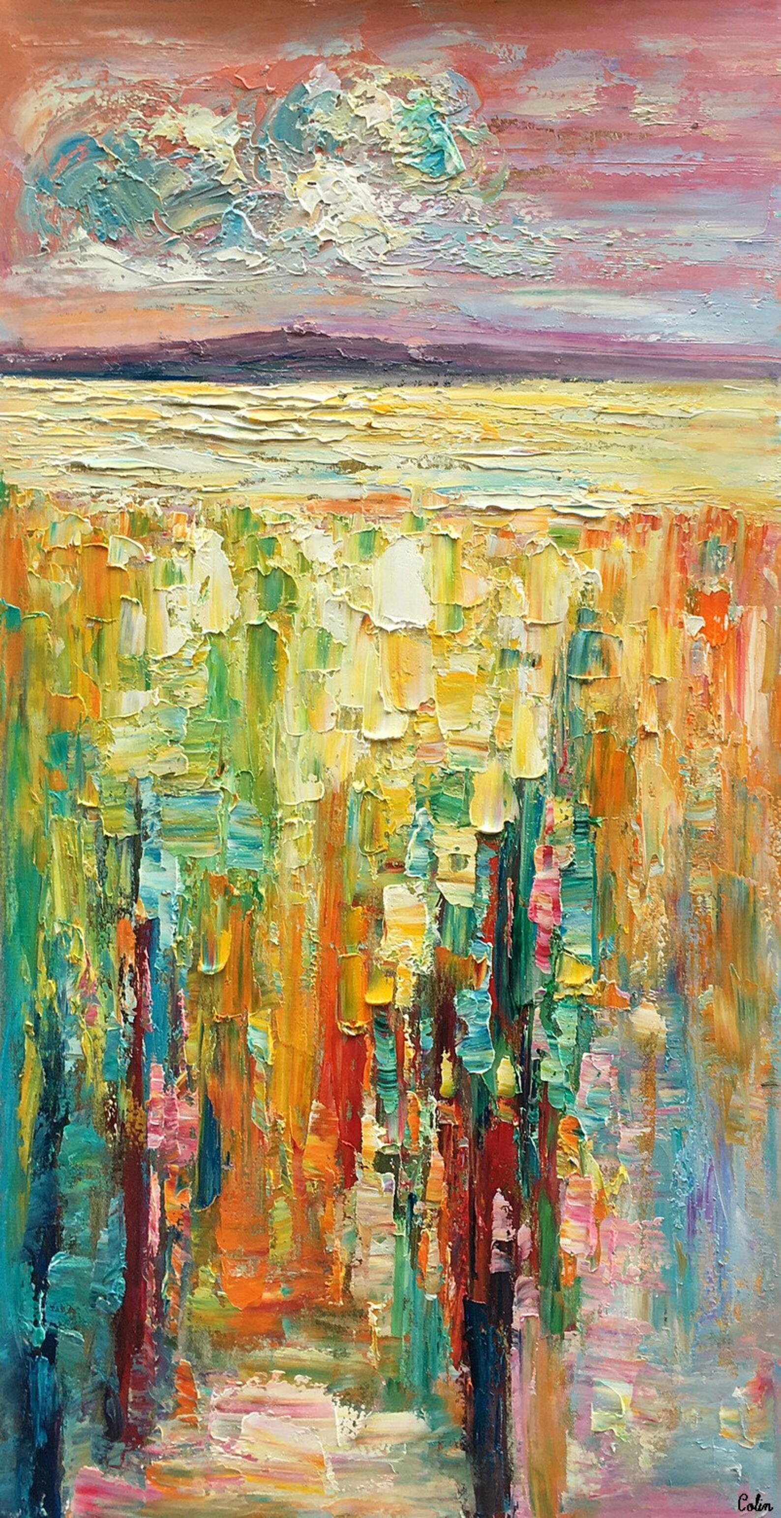 Custom Extra Large Painting Heavy Texture Painting Large - Etsy