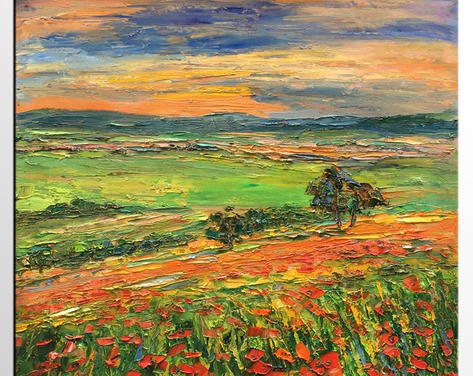Bud Breen Original Oil Painting on Canvas of Cowboy at A Stream 12 by ...