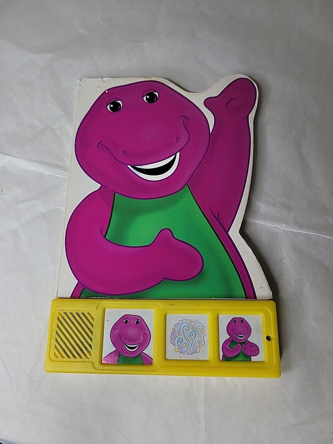 Vintage Barney Play-a-sound Super-dee-duper Board Book WORKS! - Etsy