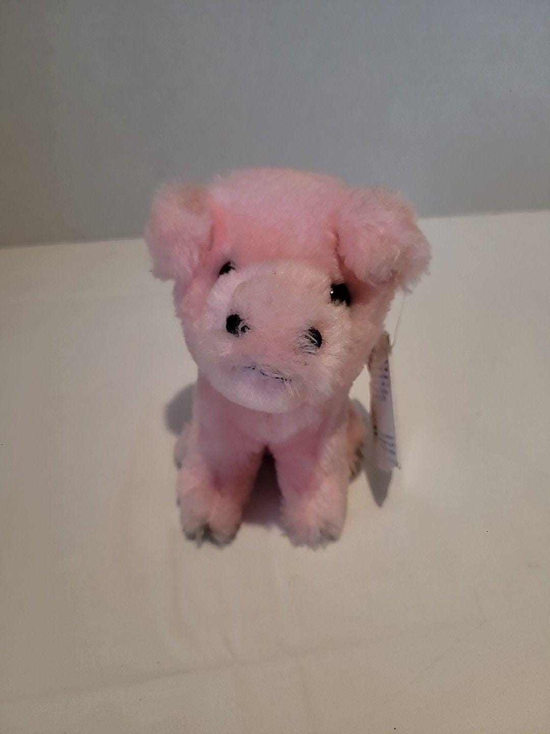 Vintage Dakin Pink Piggy Birmingham Pig Plush Toy Stuffed Animal 1979 ...