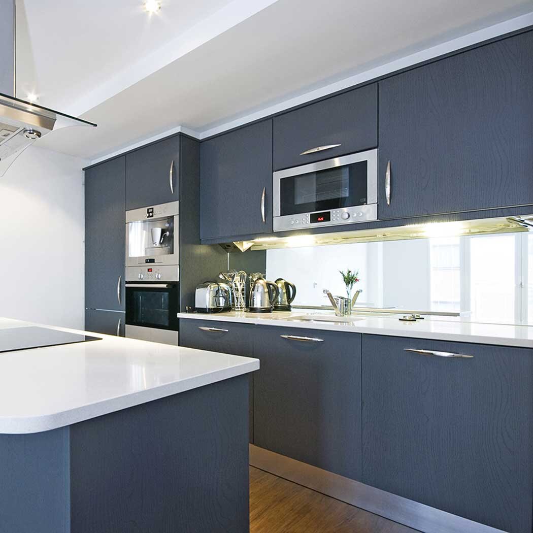 Matte Deep Turquoise Wallpaper Painted Look Wood Grain Self - Etsy