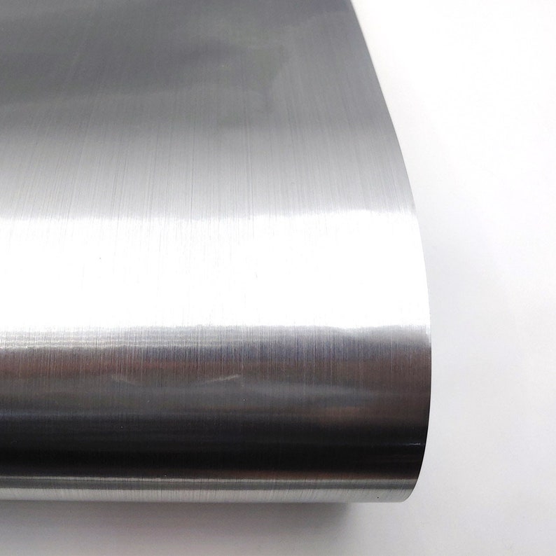 Metal Look Interior Film Silver Waterproof Metallic Gloss - Etsy