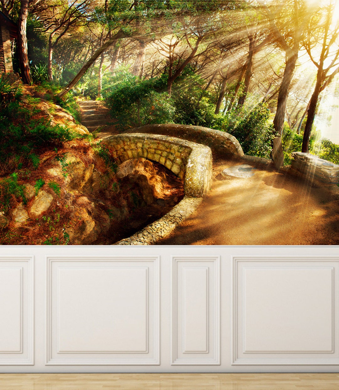 Wall Mural Mystical Pathway Peel and Stick Repositionable - Etsy