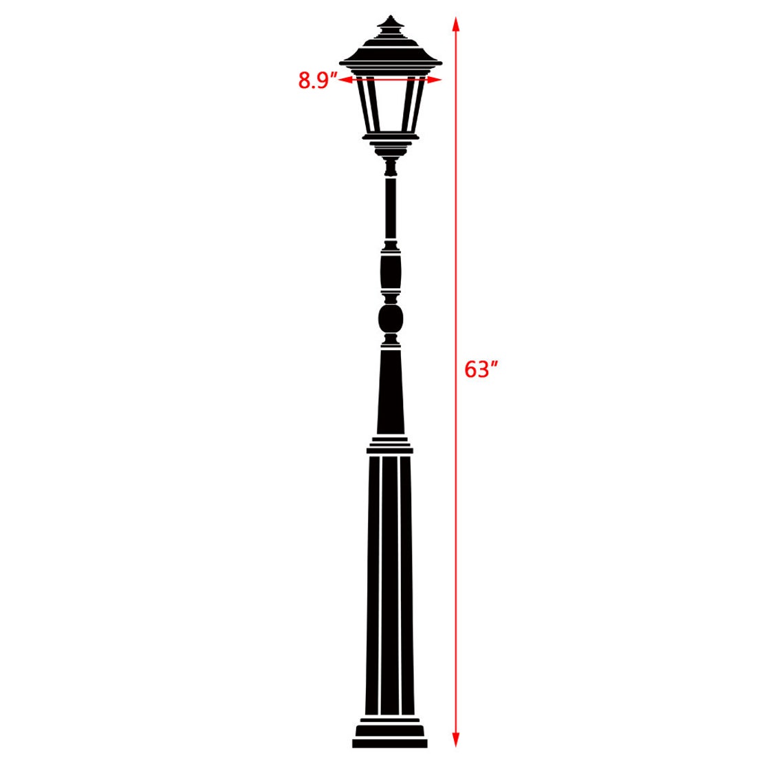 Street Lamp Vinyl Wall Decal Light Lantern Wall Stickers for | Etsy
