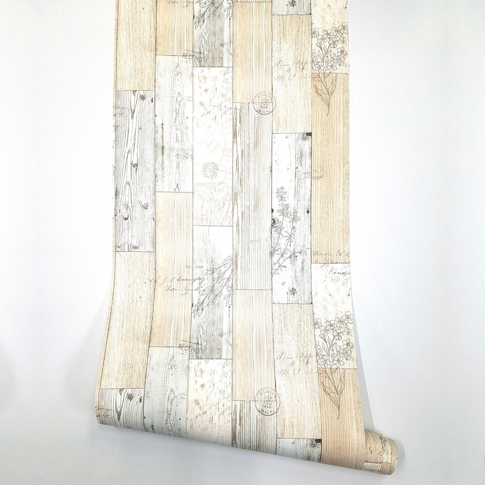 Wood Panel Pattern Wallpaper Latina Vintage Wallpaper Peel - Etsy