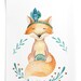 Watercolors Woodland Animals Poster Prints Set of 6 Wall - Etsy