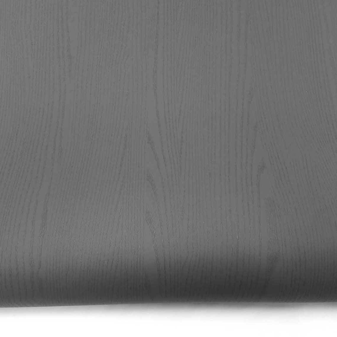 Matte Dark Gray Wallpaper Painted Look Wood Grain Self - Etsy