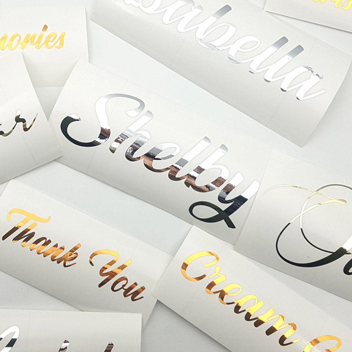 Name decal custom name decal vinyl name decal tumbler | Etsy