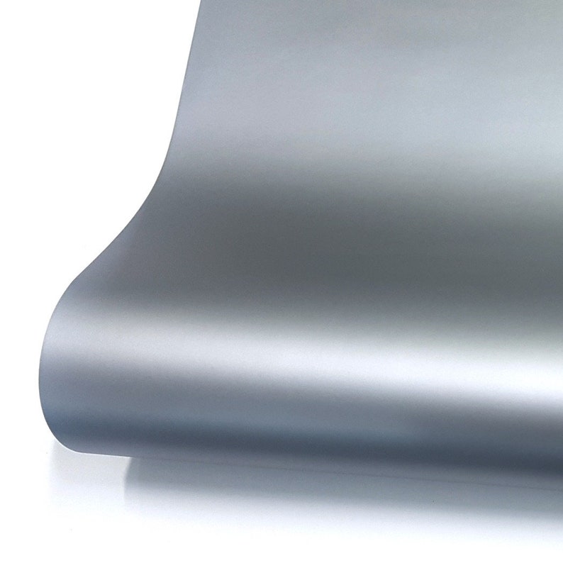 Matte Metallic Silver Adhesive Vinyl Wrap Roll - Etsy