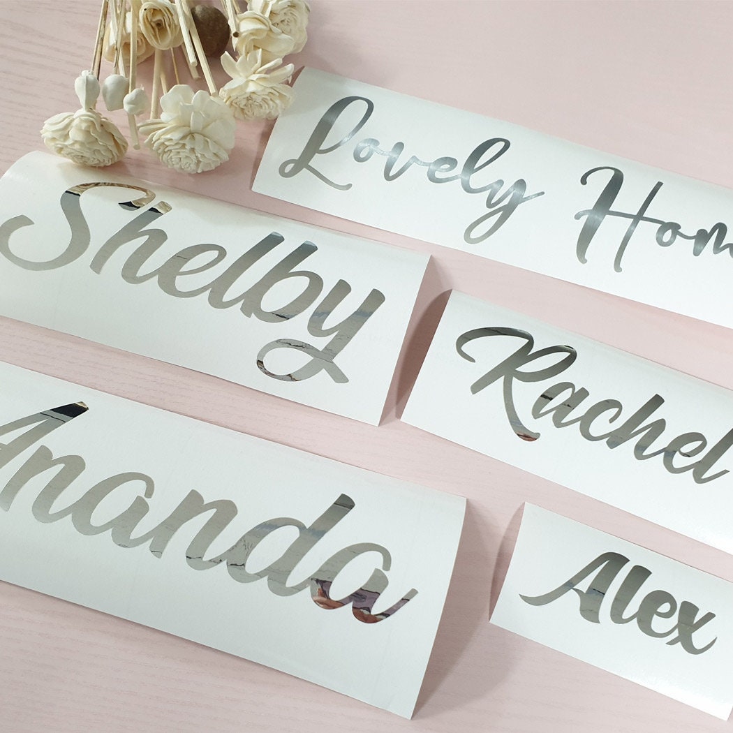 Name decal custom name decal vinyl name decal tumbler | Etsy