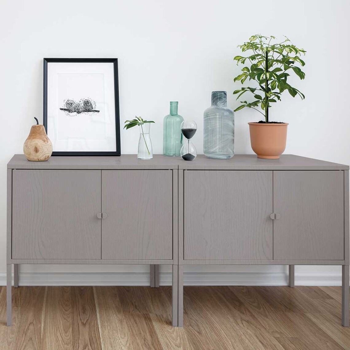 Matte Gray Wallpaper Painted Look Wood Grain Self Adhesive - Etsy