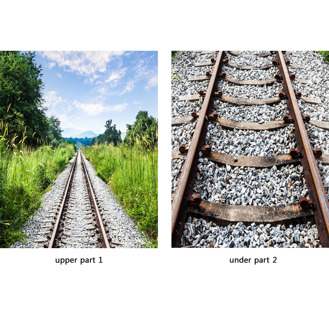 Door Wall Sticker Railway Tracks Self Adhesive Peel & Stick - Etsy