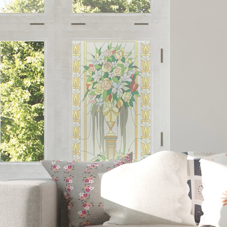 Decorative Static Cling Window Film Printed on Frosted Films | Etsy