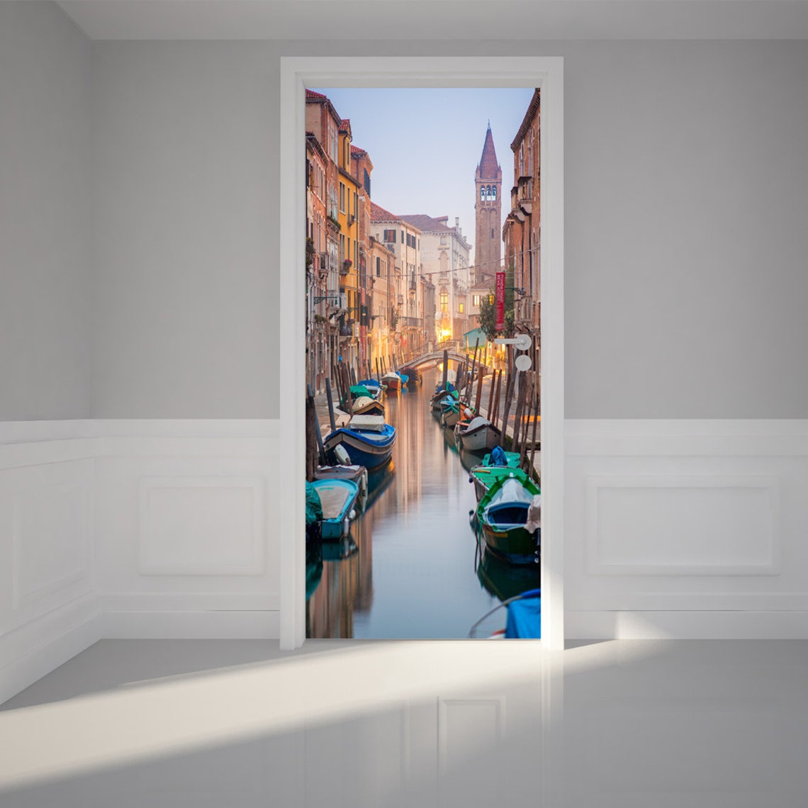 Door Wall Sticker Trip to Venice Self Adhesive Peel & Stick - Etsy Israel