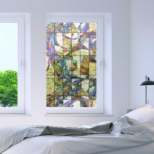 Modern Decorative Window Privacy Film Non Sticky Static Cling - Etsy