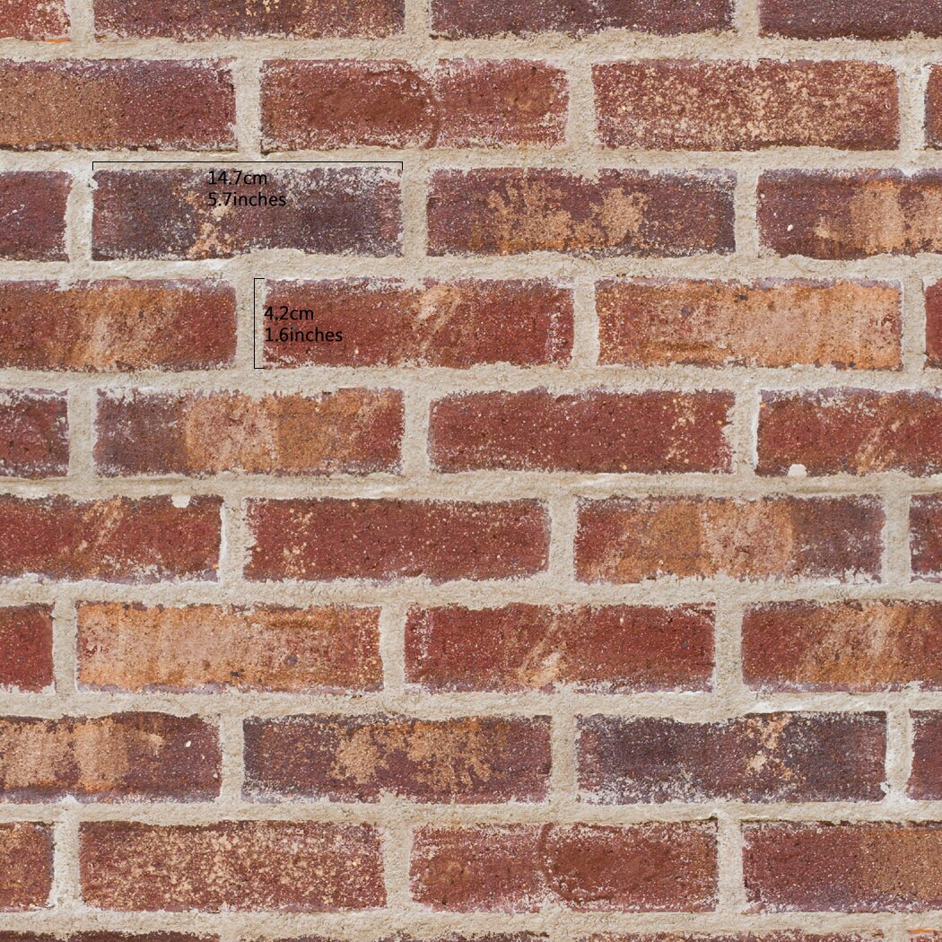 Brick Wall Muster 01 Peel & Stick repositionierbar | Etsy