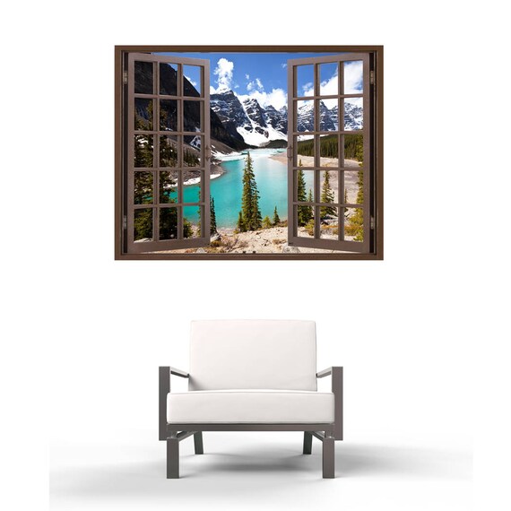 Wall Decals & Murals Huge size Peel and Stick Fabric Illusion 3D Wall ...