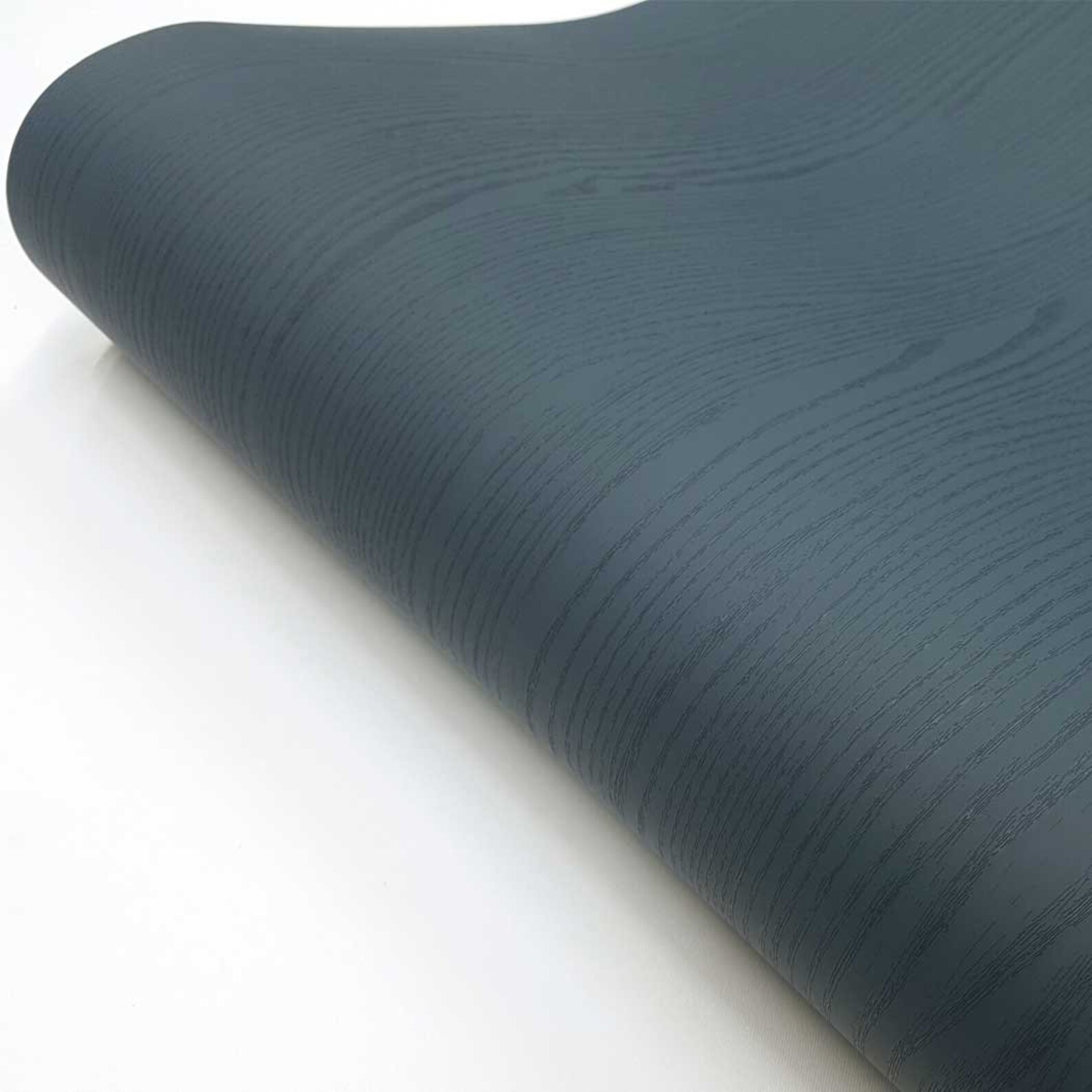 Matte Deep Turquoise Wallpaper Painted Look Wood Grain Self - Etsy