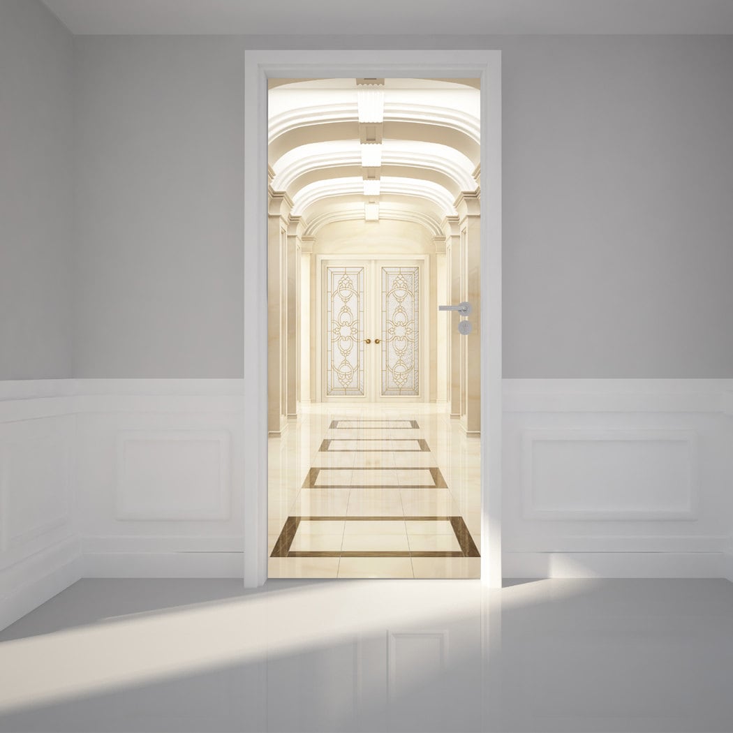 Door Wall Sticker Entrance Classic Hall Self Adhesive Peel & | Etsy