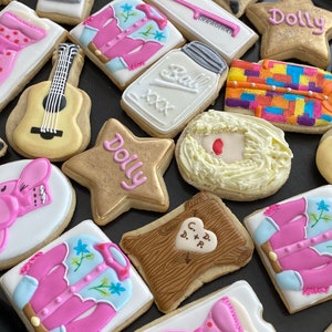 COUNTRY MUSIC WESTERN Themed X12 Inspired Decorated Cookies - Etsy