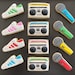 80's Hip Hop Sugar Cookies: Retro Party Favors - Etsy