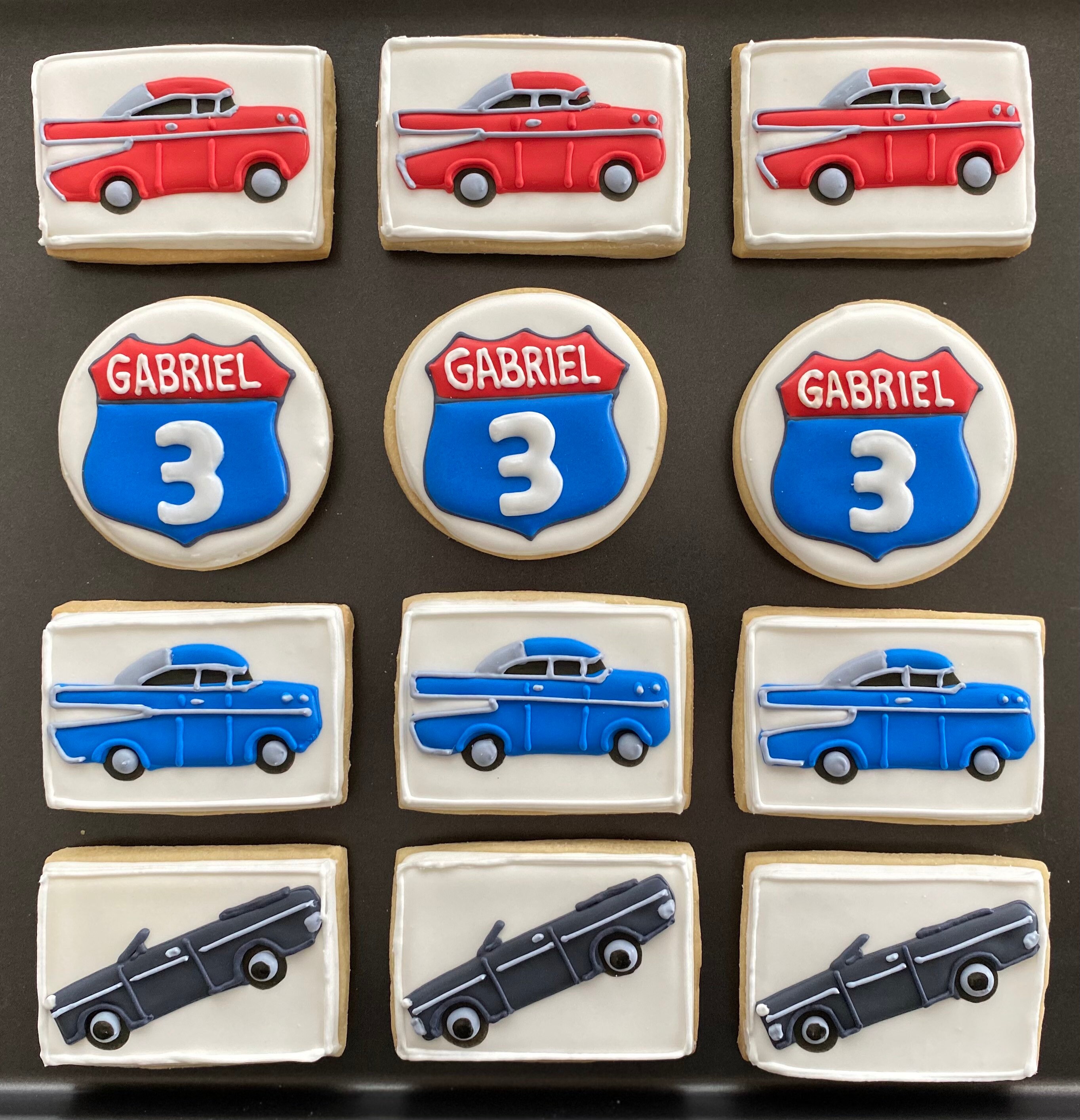 Vintage Car Cookies