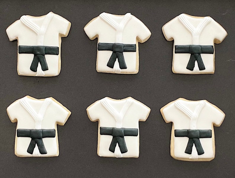12 KARATE MARTIAL ARTS Inspired Themed Vanilla Sugar Cookies - Etsy