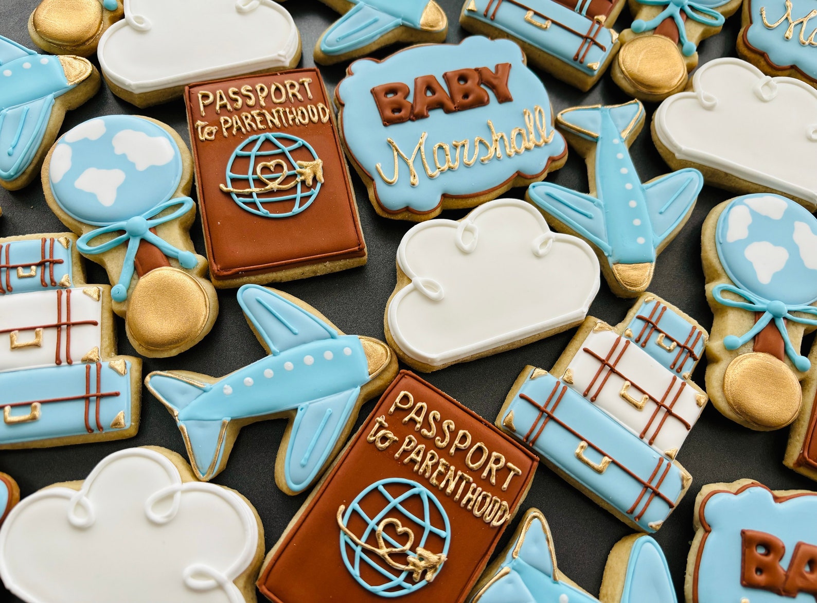 ADVENTURE AWAITS TRAVEL X12 Themed Cookies -- Baby Shower - Travel ...