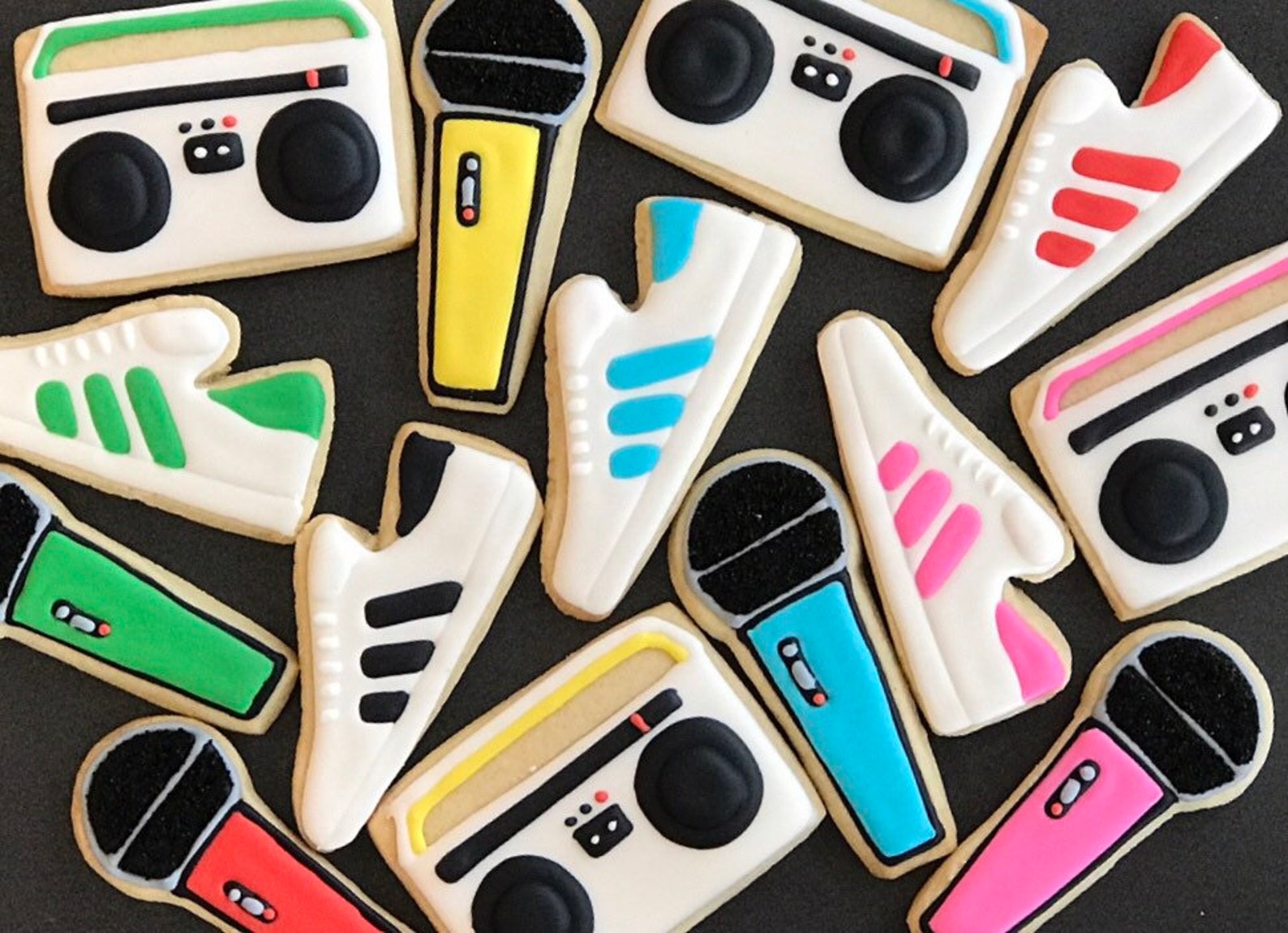 80's 90's HIP HOP Inspired Vanilla Sugar Cookies 12-1 - Etsy