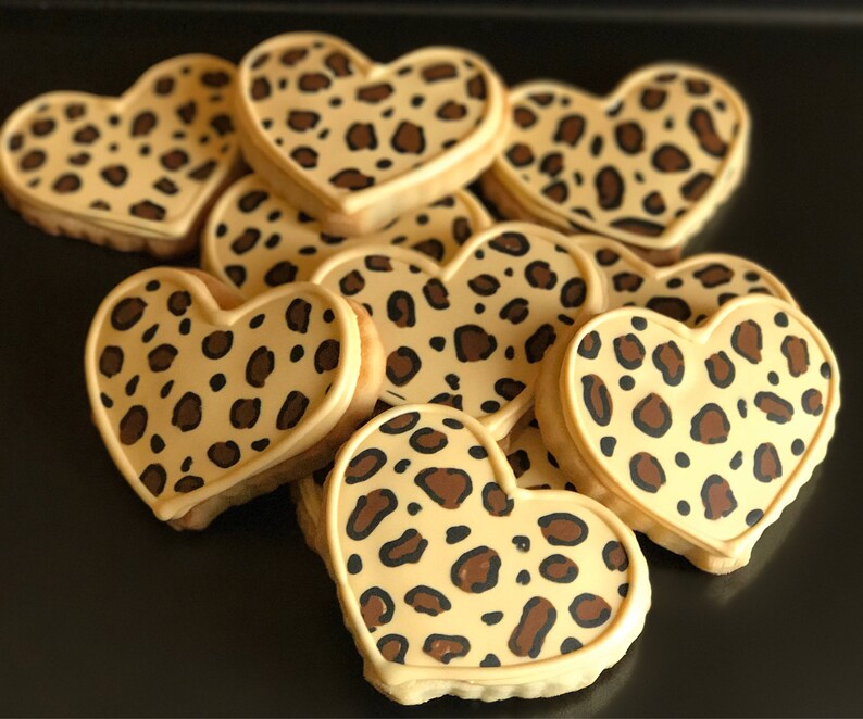 SAFARI chic ZOO leopard x12 print cookies any shape CHEETAH | Etsy