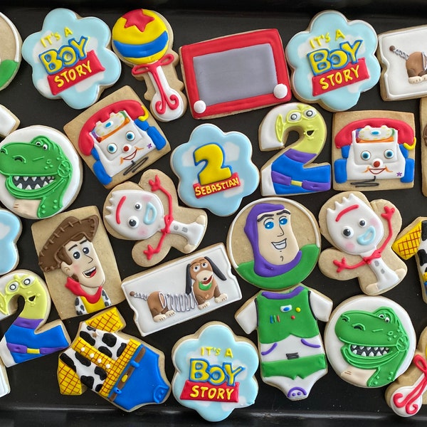 Baby Toy Story Cookies - Etsy
