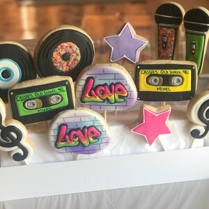 80's 90's Colorful HIP HOP BOUQUET Style Cookies on - Etsy