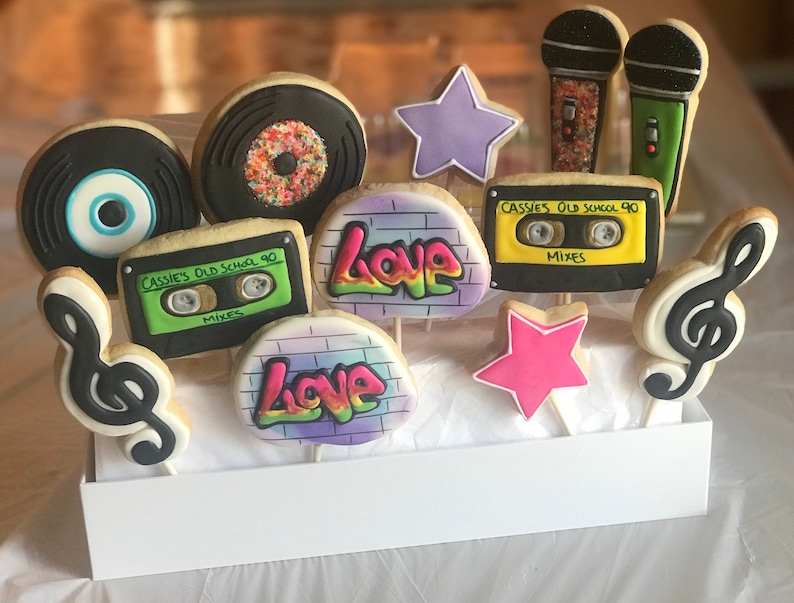 80's 90's Colorful HIP HOP BOUQUET Style Cookies on - Etsy