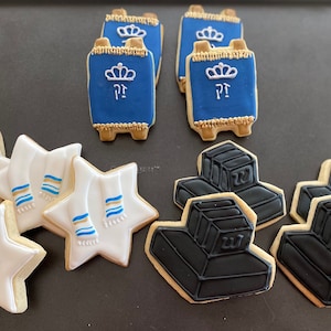 JEWISH BARMITZVAH or BATMITZVAH Themed Cookies X12 - Etsy
