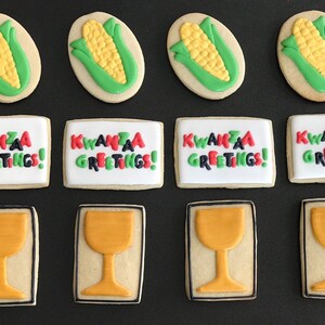 HAPPY KWANZA HOLIDAY Themed Cookies X12 - Etsy